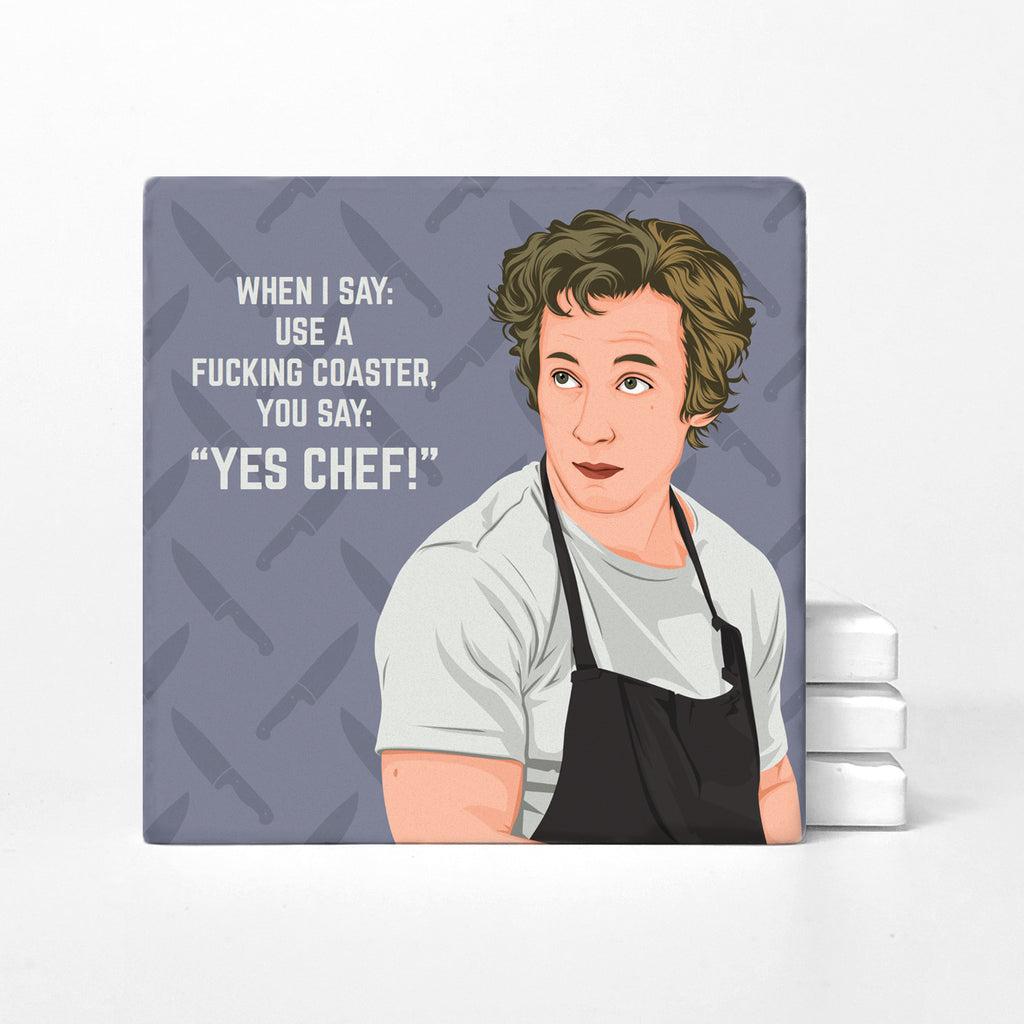 Carmy The Bear Yes Chef! – Versatile Coasters