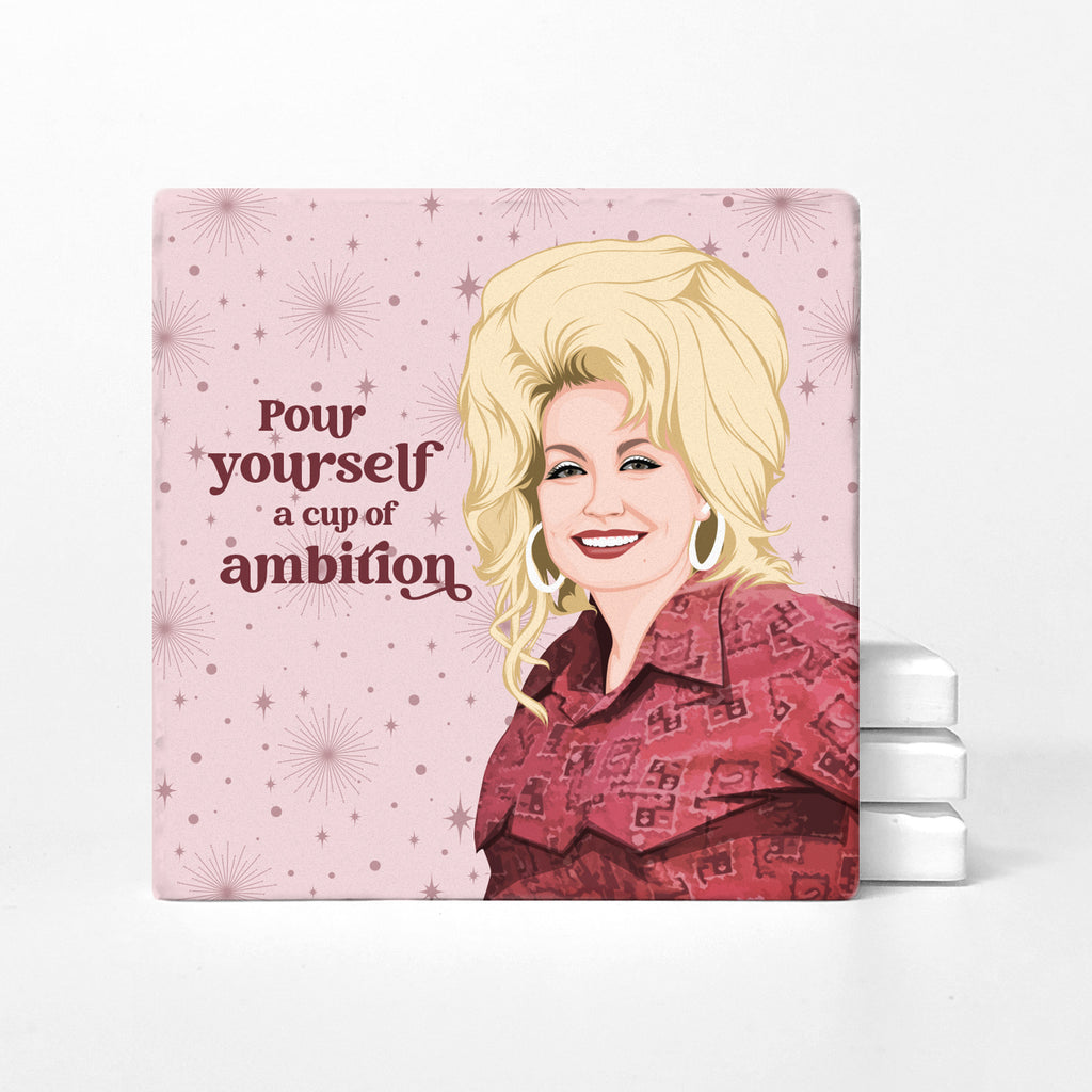 Dolly Parton Cup of Ambition – Versatile Coasters