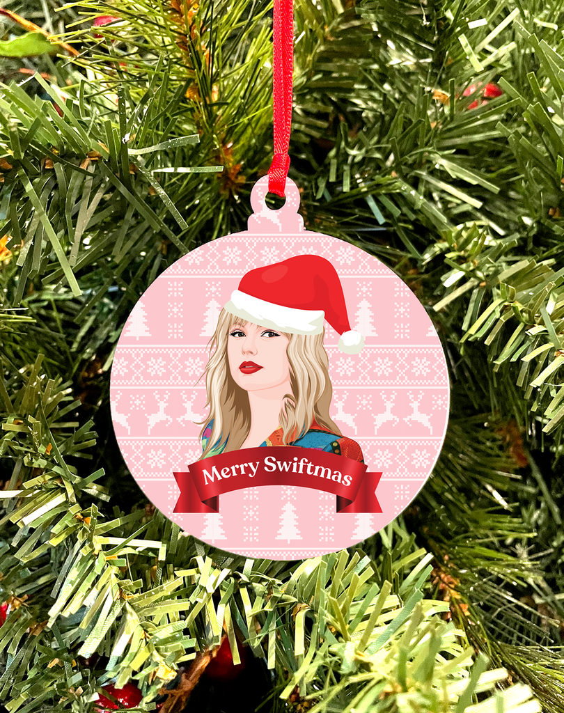 Taylor Swiftmas - Tree Ornament – Versatile Coasters