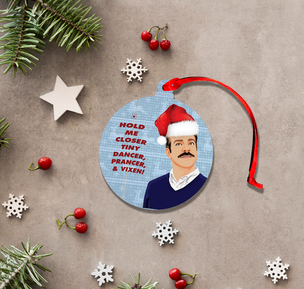 Ted Lasso Tiny Dancer- Tree Ornament – Versatile Coasters