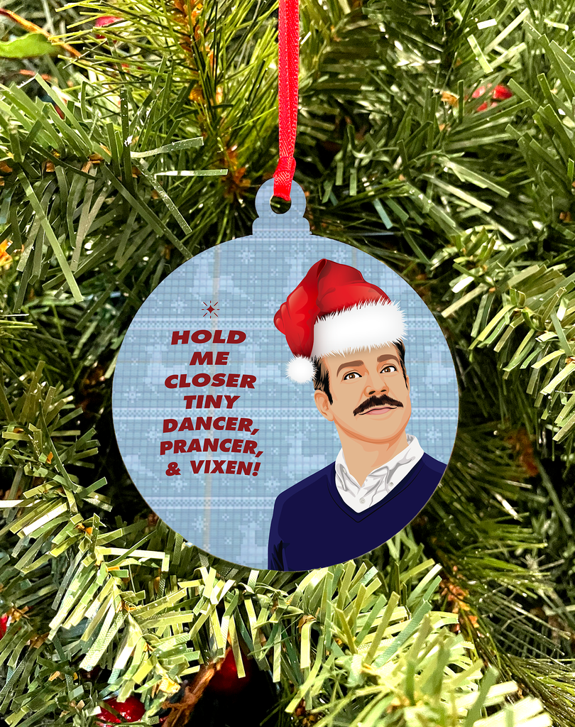Ted Lasso Tiny Dancer- Tree Ornament – Versatile Coasters