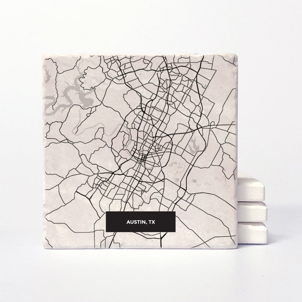 Austin Modern Map – Versatile Coasters
