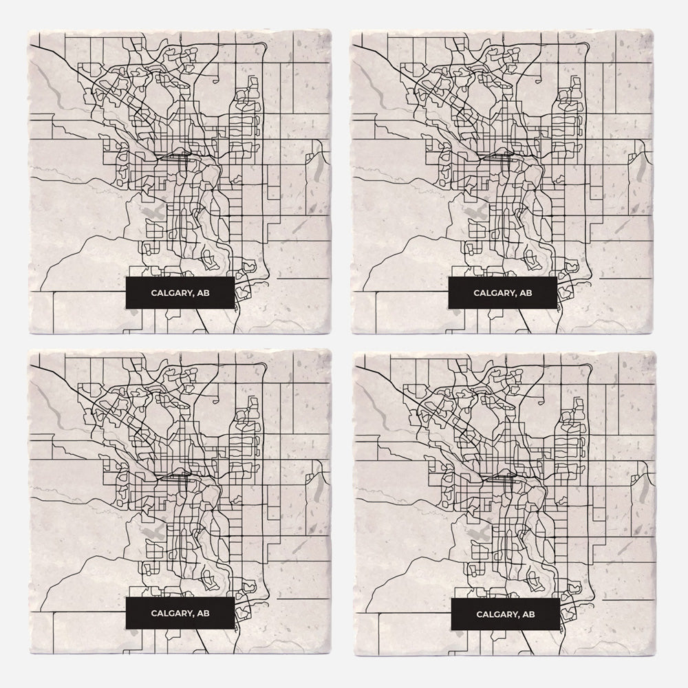 Calgary Modern Map – Versatile Coasters