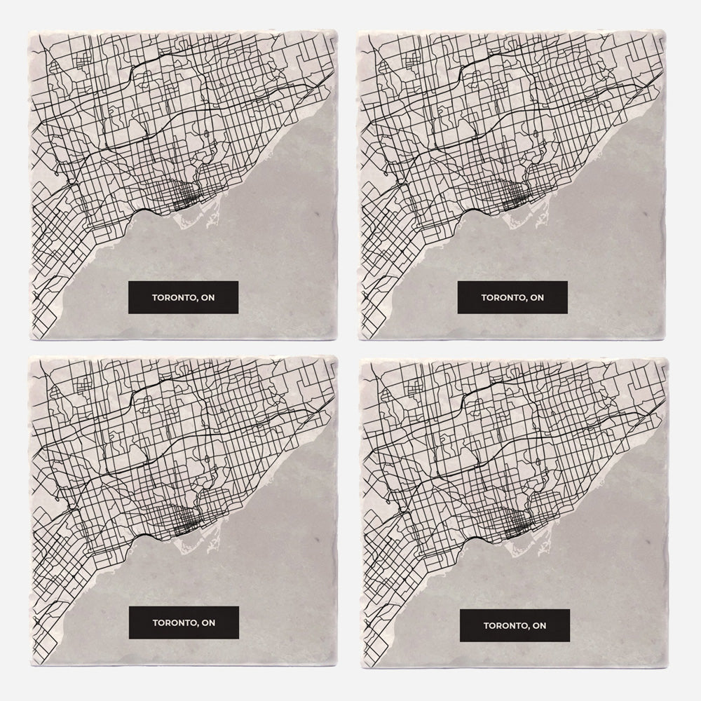 Toronto Modern Map – Versatile Coasters