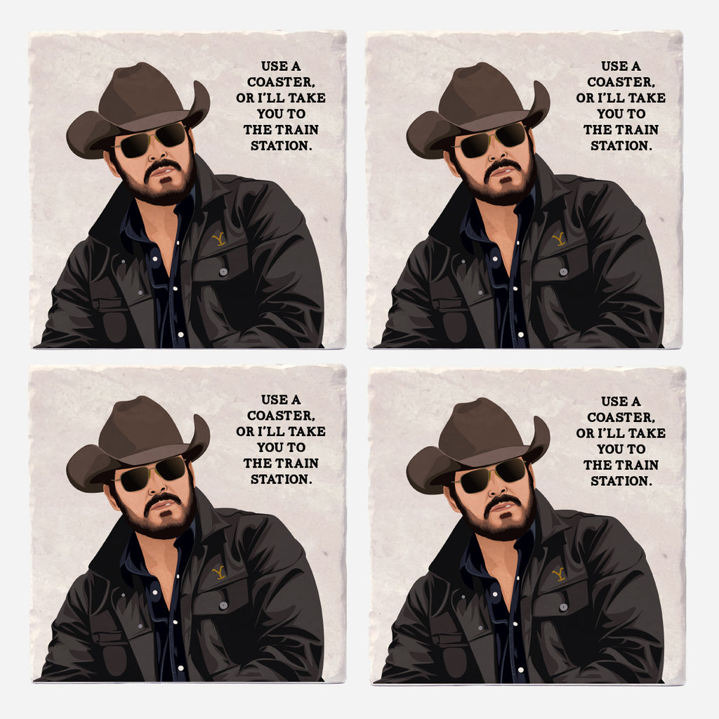 Rip Wheeler - Train Station Coasters – Versatile Coasters