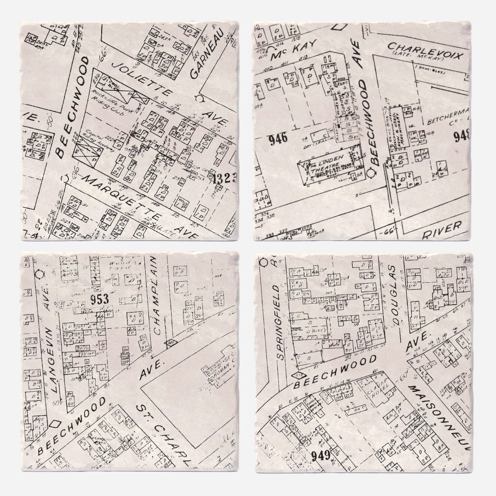 Vanier Maps – Versatile Coasters