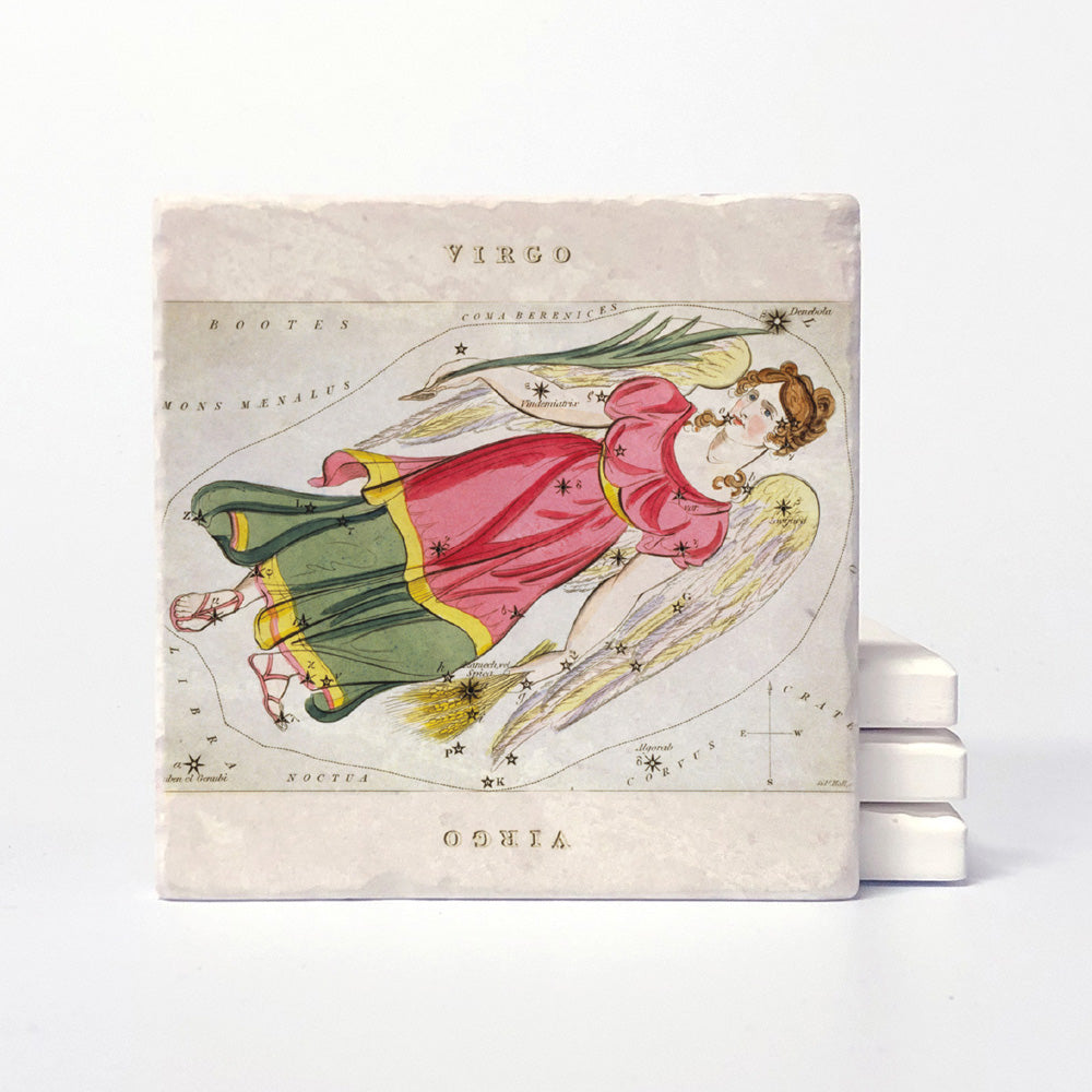 Vintage Virgo – Versatile Coasters