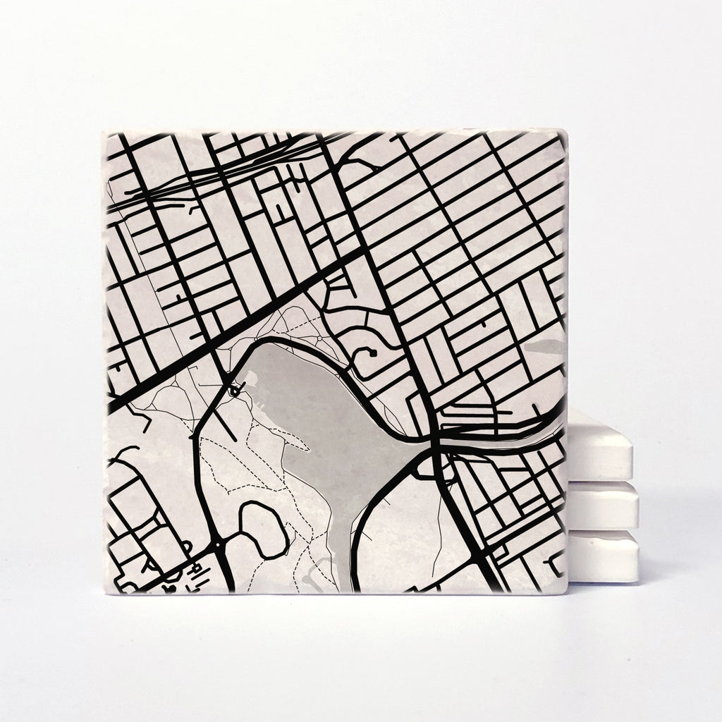 Custom Modern Map Coasters – Versatile Coasters